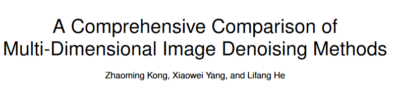 综述 | 图像去噪综合比较研究 - 知乎