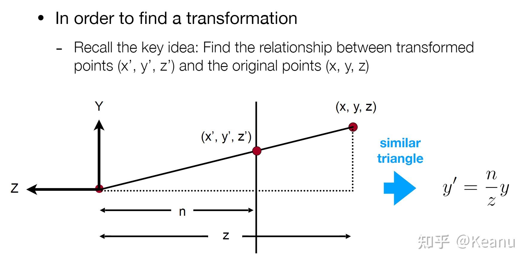 （超详细！）计算机图形学 入门篇 2. 视图变换（Viewing Transformations） - 知乎