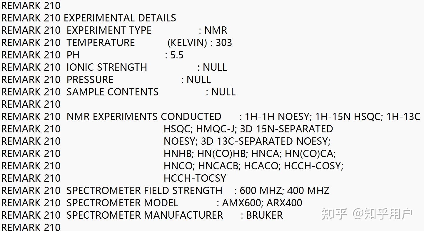 蛋白质PDB文件解读 - 知乎