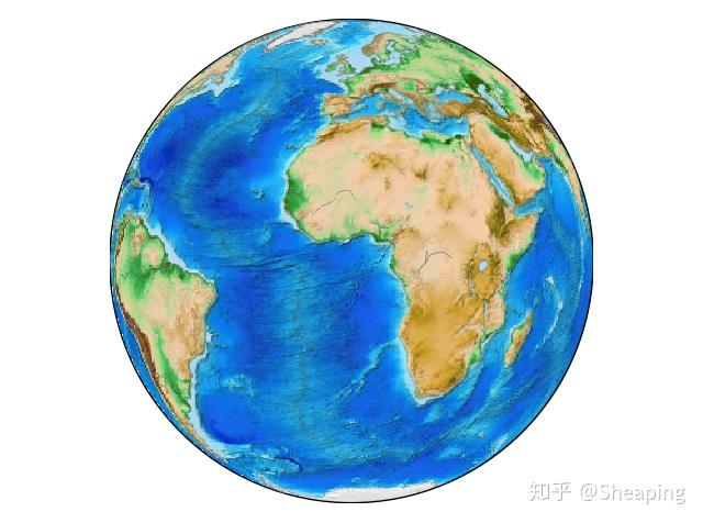 Basemap绘制地图的地形底图 - 知乎