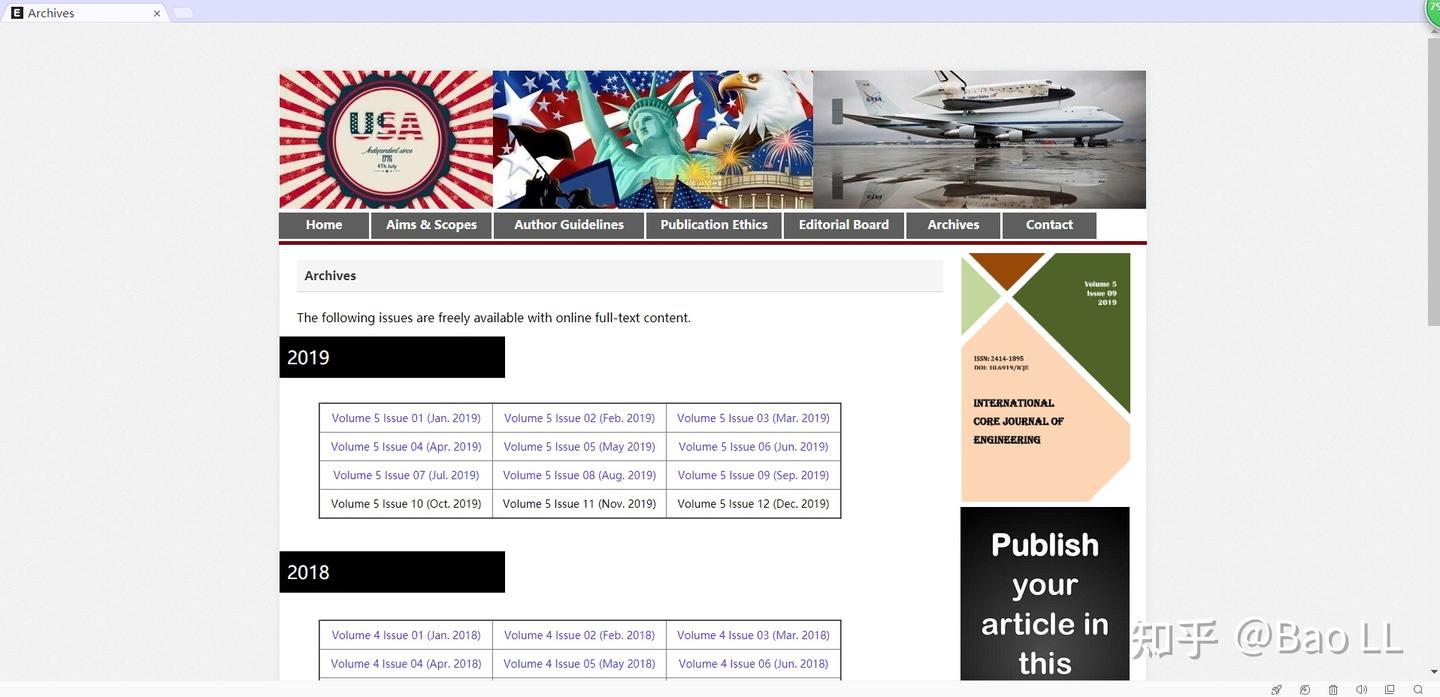 英文普刊--International Core Journal of Engineering（ICJE） 国际核心工程学杂志----理工科 - 知乎