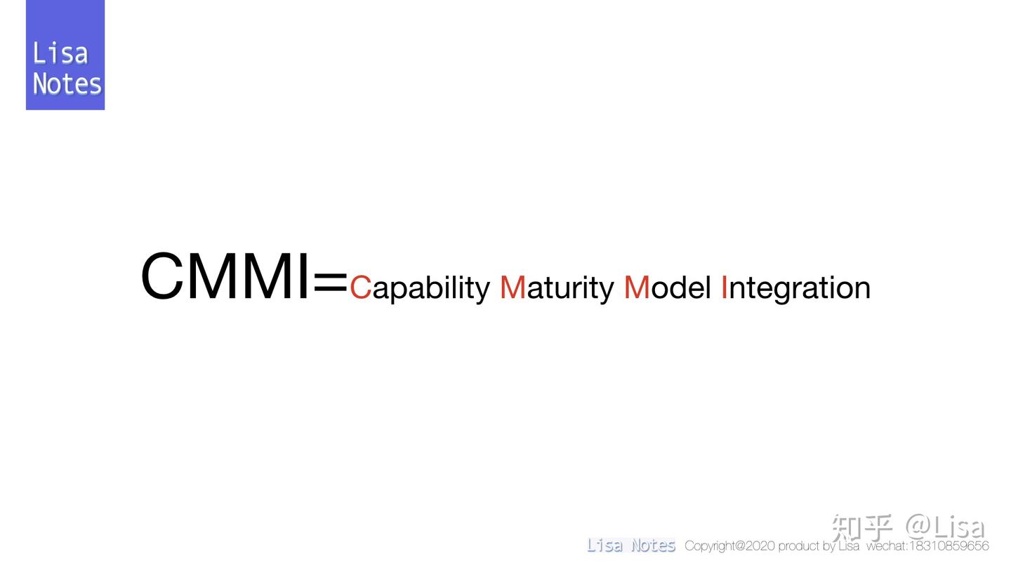 CMMI体系介绍 - 知乎