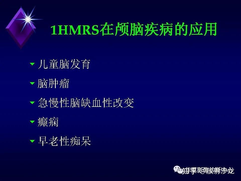认识磁共振波谱（MRS）的临床应用 - 知乎