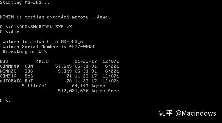 回顾一下历代MS-DOS - 知乎