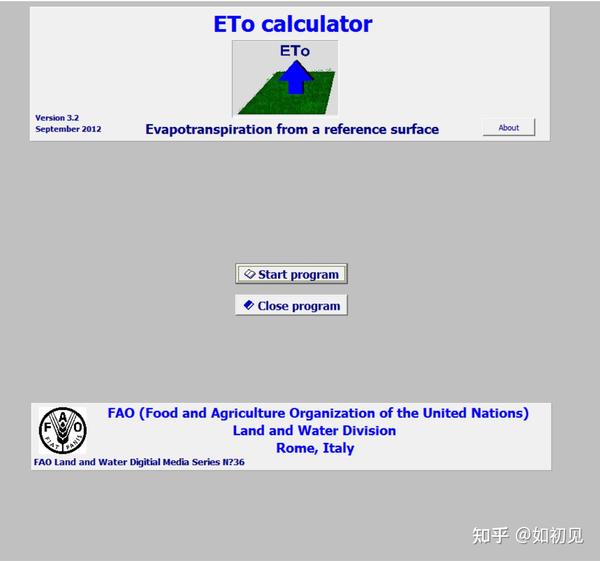 一种计算参考作物腾发量（ET0）的计算程序——ET0 calculator的详细使用教程 - 知乎