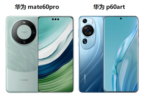 华为mate60pro和p60art买哪个好？华为mate60pro和p60art区别对比