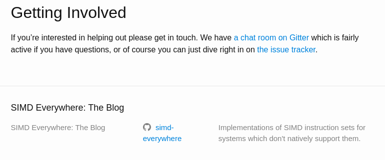 酷站推荐 - simd-everywhere.github.io - SIMDe | SIMD Everywhere
