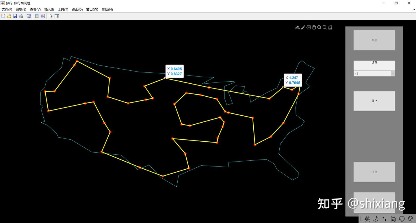 matlab工具箱自带的TSP动画展示求解GUI - 知乎