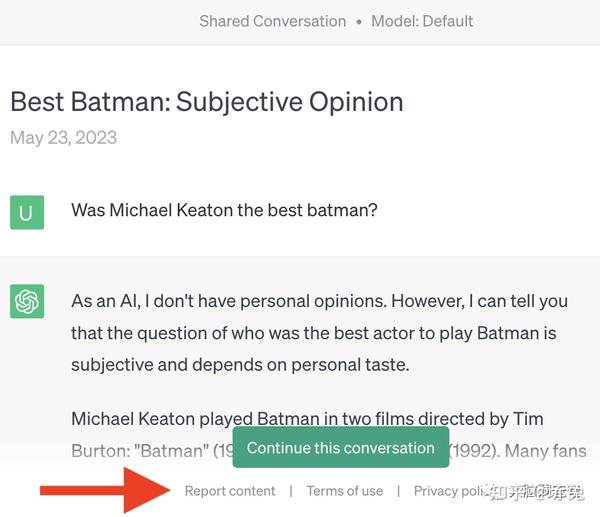 关于ChatGPT共享链接的FAQ - 知乎