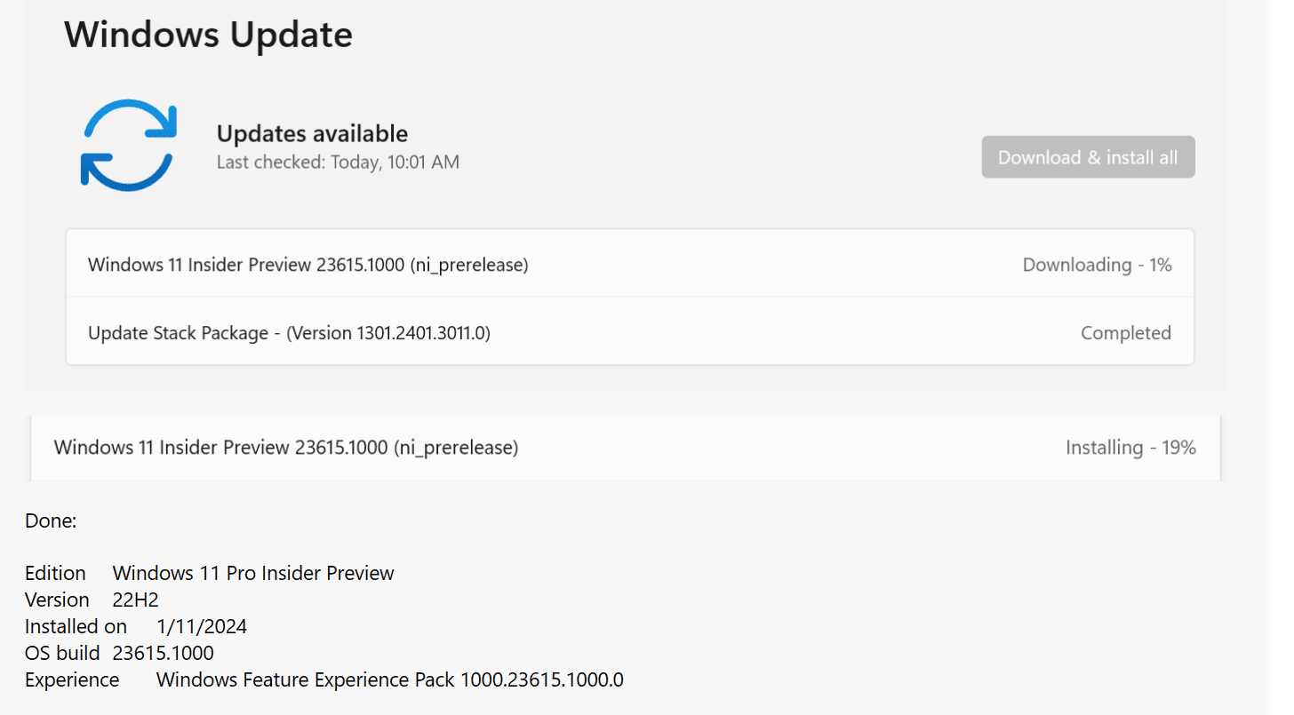 【最新】微软今天发布 Windows 11 最新版 Build 23615 (Dev) 系统更新： 已实现 USB4 新标 2.0 传输速度 ！ - 知乎