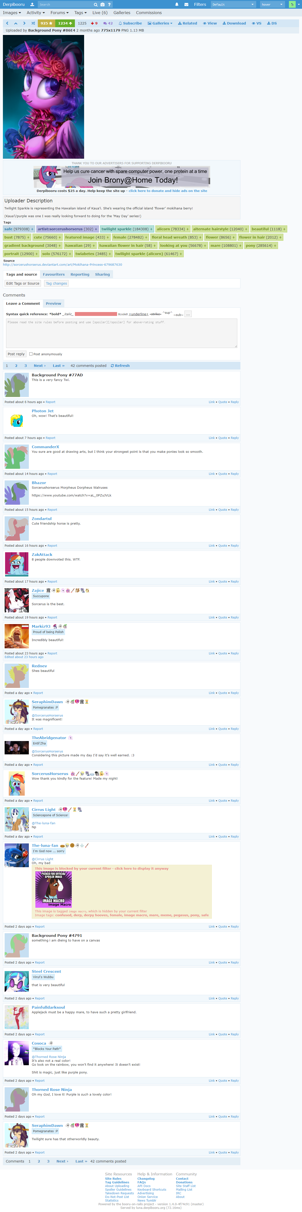 Derpibooru使用指南 - 1. 常用页面 - 知乎