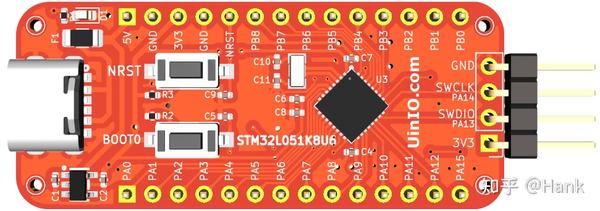 UINIO-MCU-STM32L051K8 一款基于 STM32L051 微控制器的开发板 - 知乎