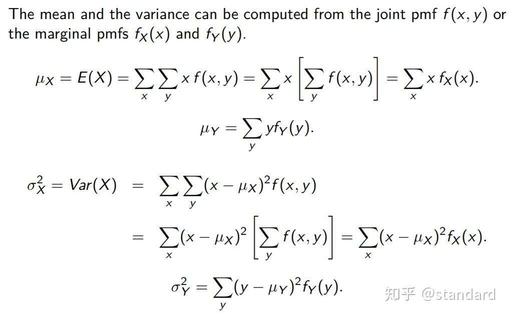 概率与统计推断 Week 4 bivariate distributions - 知乎