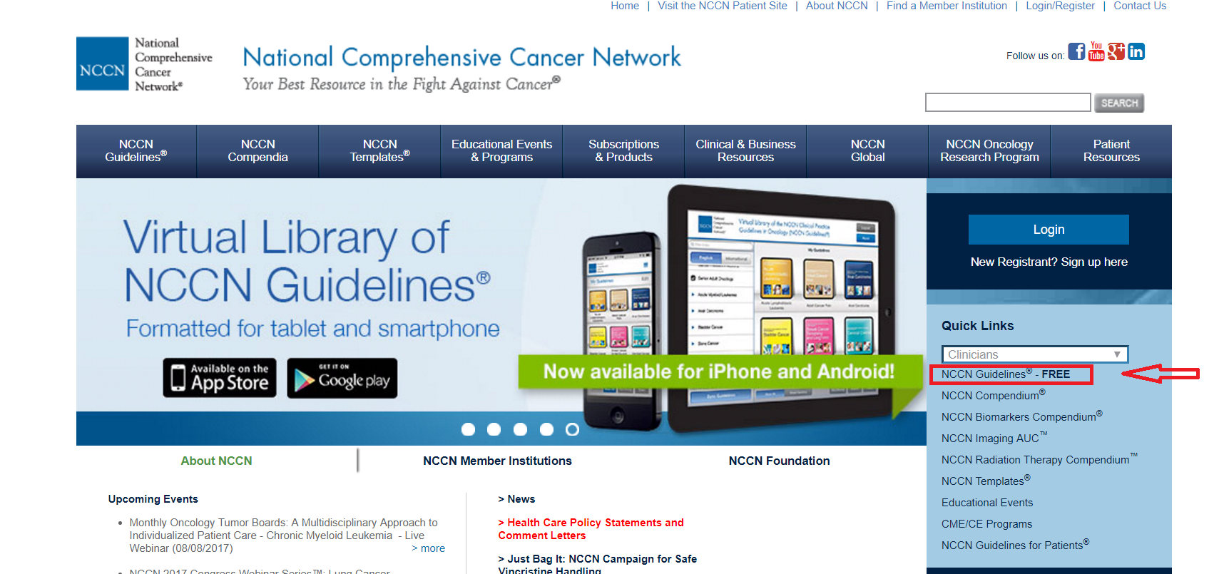 NCCN网站要如何使用？ - 知乎
