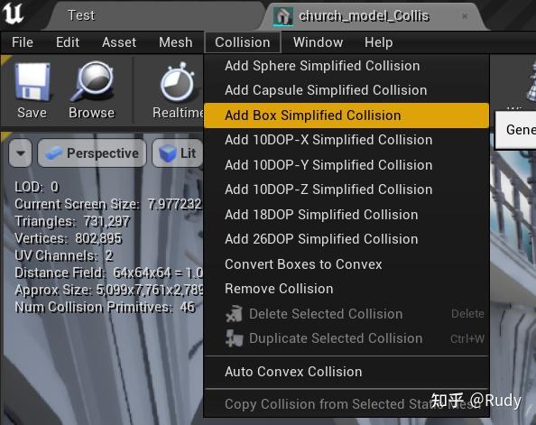UE static mesh 自定义碰撞（in Blender） - 知乎