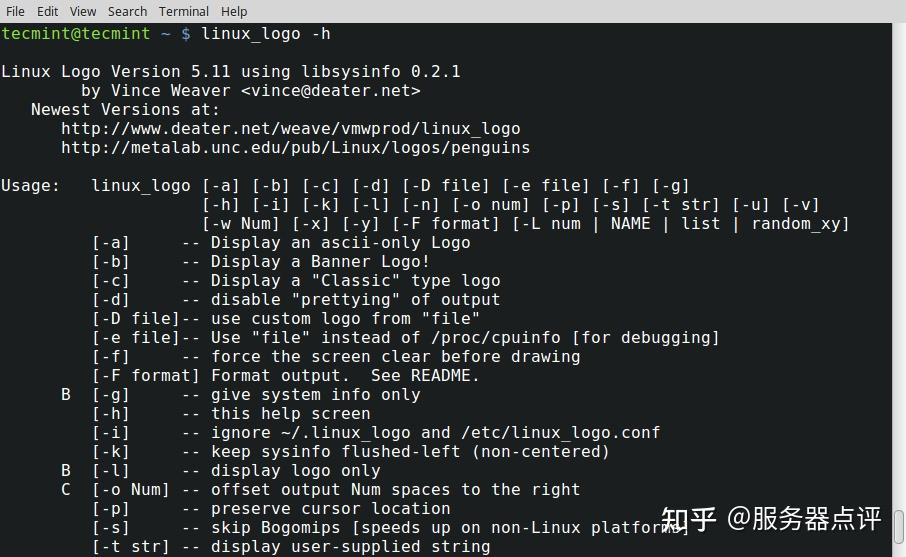 Linux_Logo – 使用系统信息打印Linux的ASCII标志 - 知乎