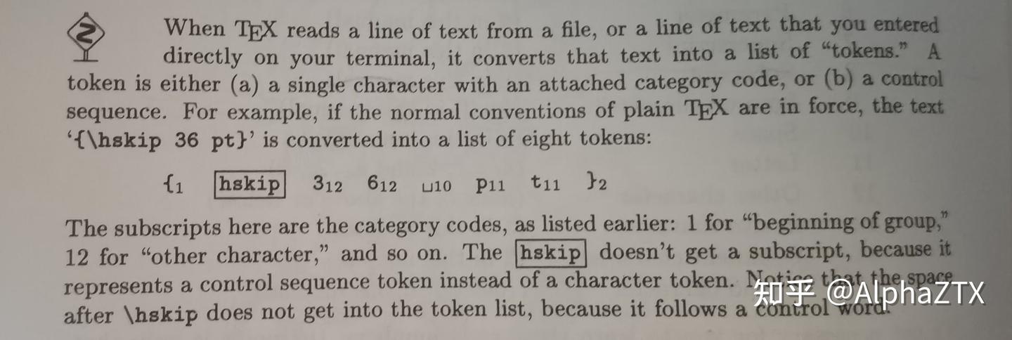 TeX/LaTeX 中的 token - 知乎