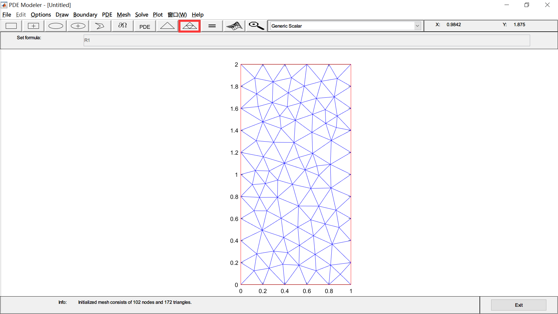 MATLAB 偏微分方程工具箱 pdetool 入门教程 - 知乎