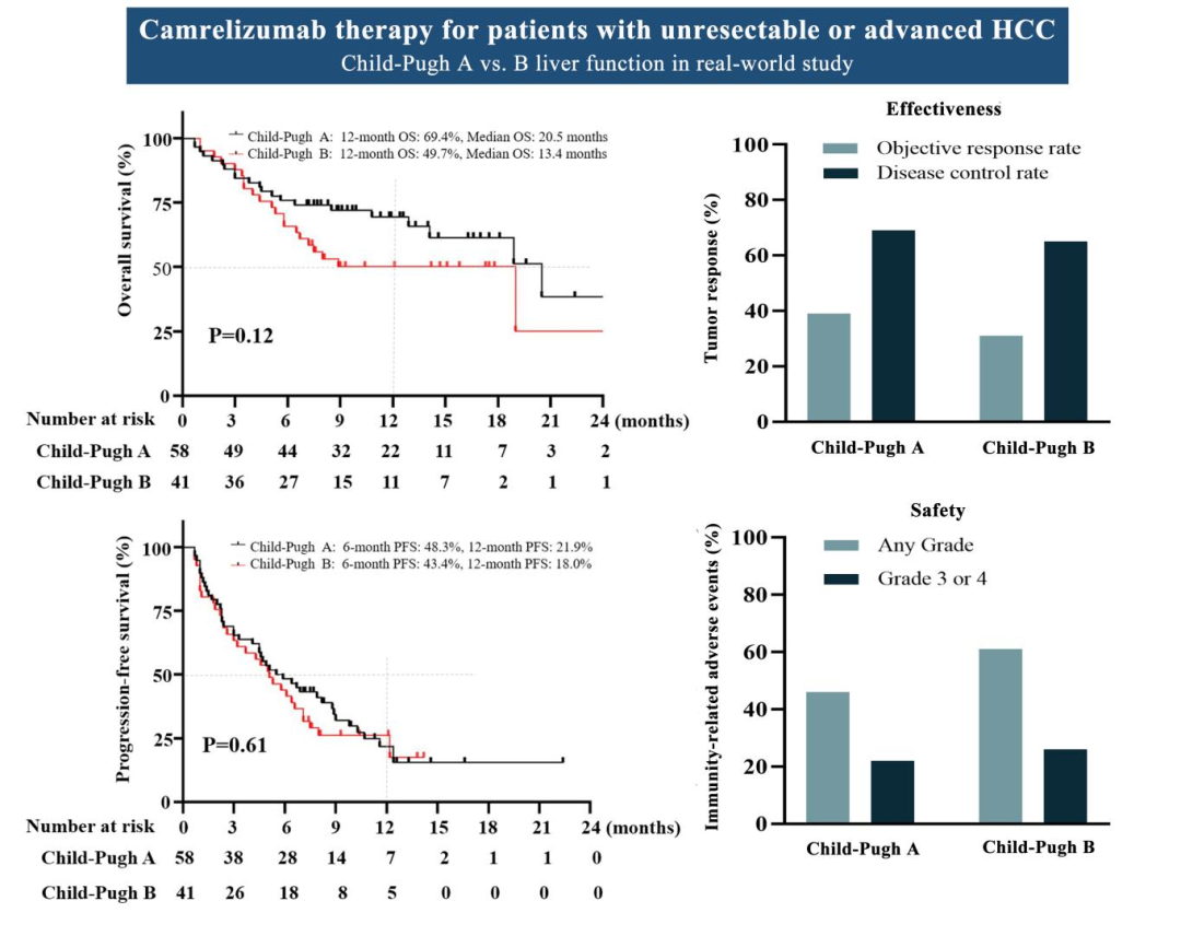 CII︱西安交大纪泛扑团队报道卡瑞利珠单抗联合分子靶向药治疗肝功能Child-Pugh B进展期肝细胞癌的疗效和安全性 - 知乎