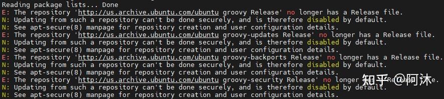 ubuntu更新时提示仓库“http://archive.canonical.com/ubuntu focal Release” 没有 Release 文件的解决办法 - 知乎