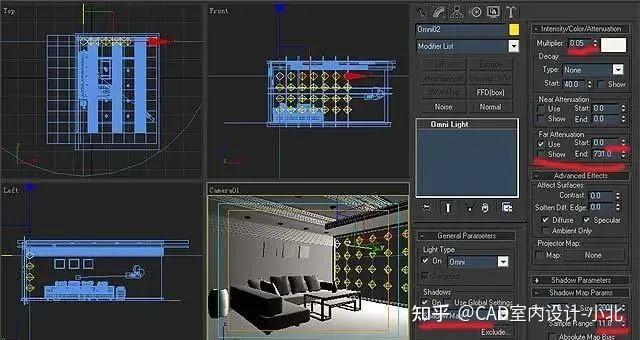 3DMAX教程-室内布光之基础篇 - 知乎