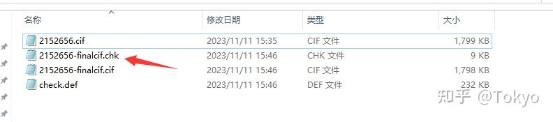 晶体数据CIF验证报告 - 知乎