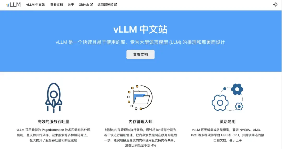 vLLM 教程上新！覆盖从入门到进阶 4 种应用方式；中文文档同步上线，0 帧起手加速大模型推理 - 知乎