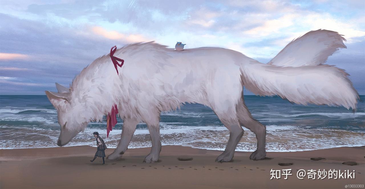 日本插画家 Monokubo 笔下的巨型动物，毛茸茸好温暖 - 知乎