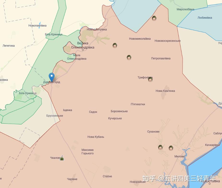 乌克兰军队解放赫尔松地区达维季夫布里德（Davydiv Brid）-插旗视频 - 知乎