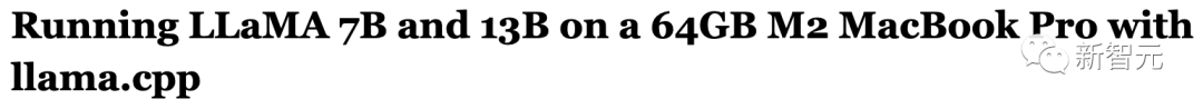 LeCun转赞：在苹果M1/M2芯片上跑LLaMA！130亿参数模型仅需4GB内存 - 知乎