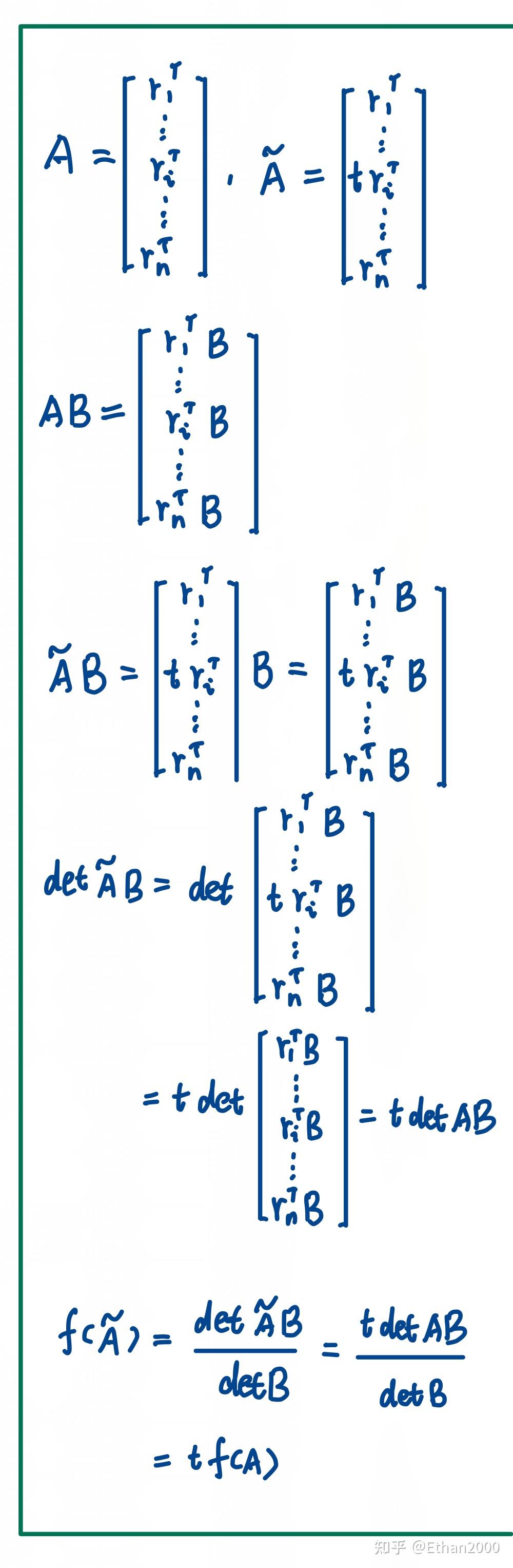 利用行列式最简单的三个基本性质梳理有关行列式的计算 - 知乎