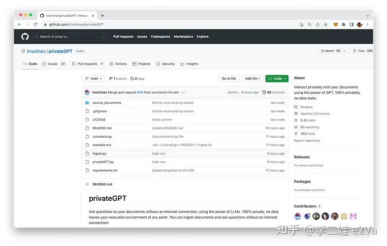 PrivateGPT：离线、安全的语言处理的终极解决方案，将您的PDF转换为交互式AI对话 - 知乎