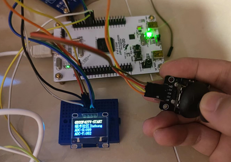 【GD32F427开发板试用】4. ADC采集摇杆模块移动量 - 知乎