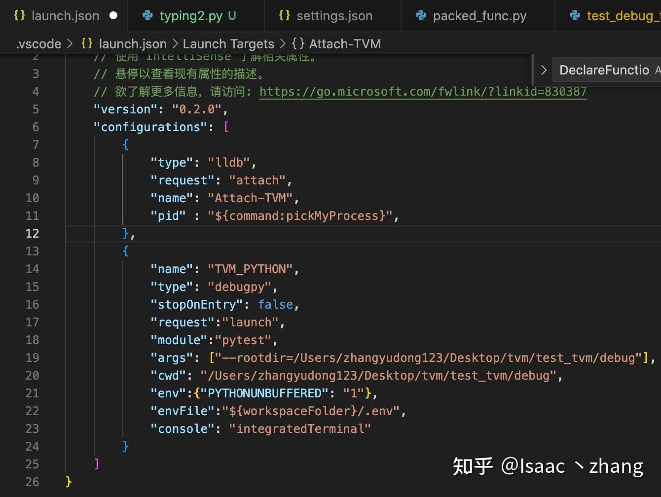 在VSCODE和lldb上debug TVM的笔记 - 知乎