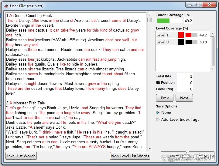 《RAZ H》词汇量，对应英语水平难度详细数据 - 知乎