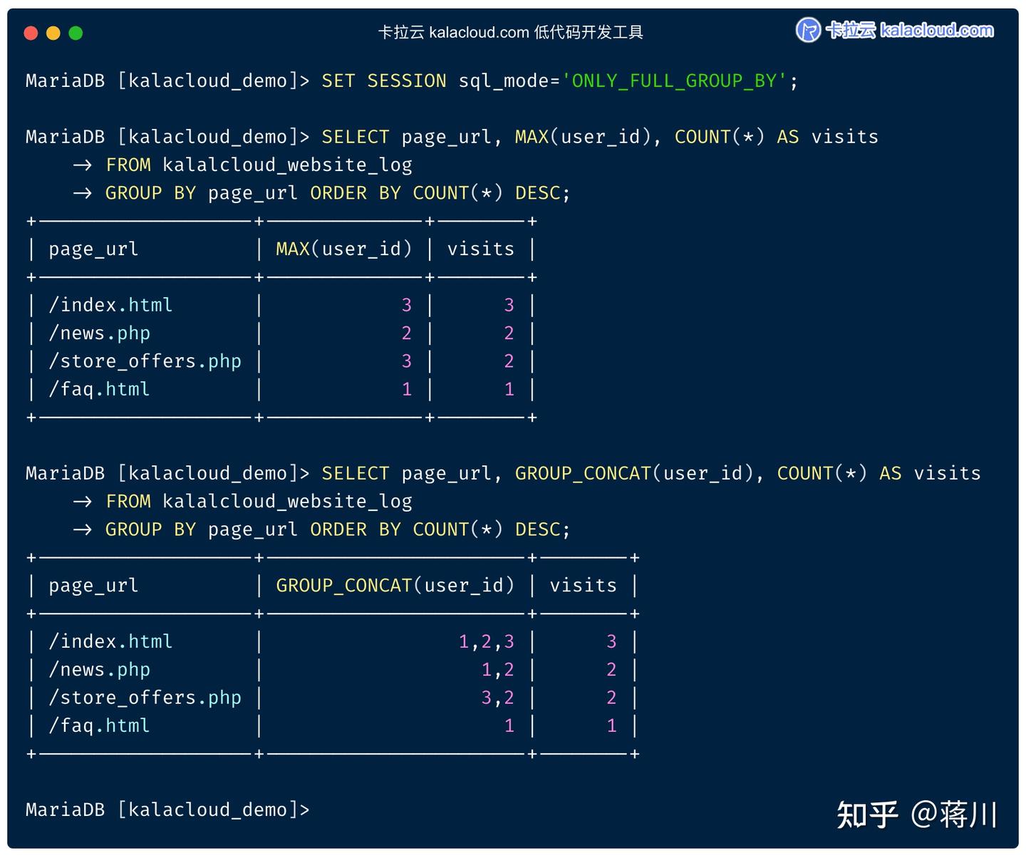MySQL only_full_group_by 1055报错的三种解决方案，临时关闭有影响吗？ - 知乎
