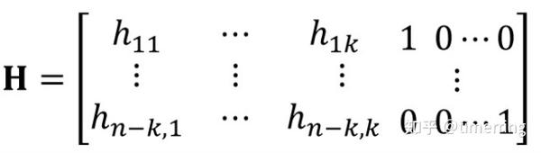 编码生成矩阵与检错监督矩阵 - 知乎