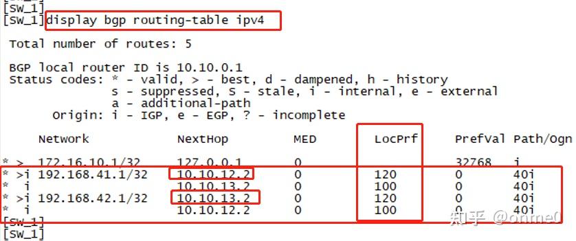 边界网关协议BGP实践课(9)—本地优先级(Local_Pref)属性 - 知乎