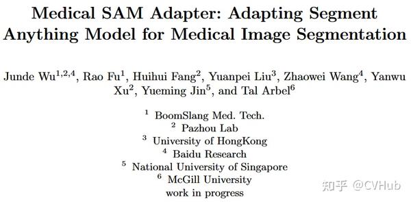 视觉大模型系列 | MSA：一种简单强大的医学 SAM 适配器，轻松强化 SAM 到指定领域 - 知乎