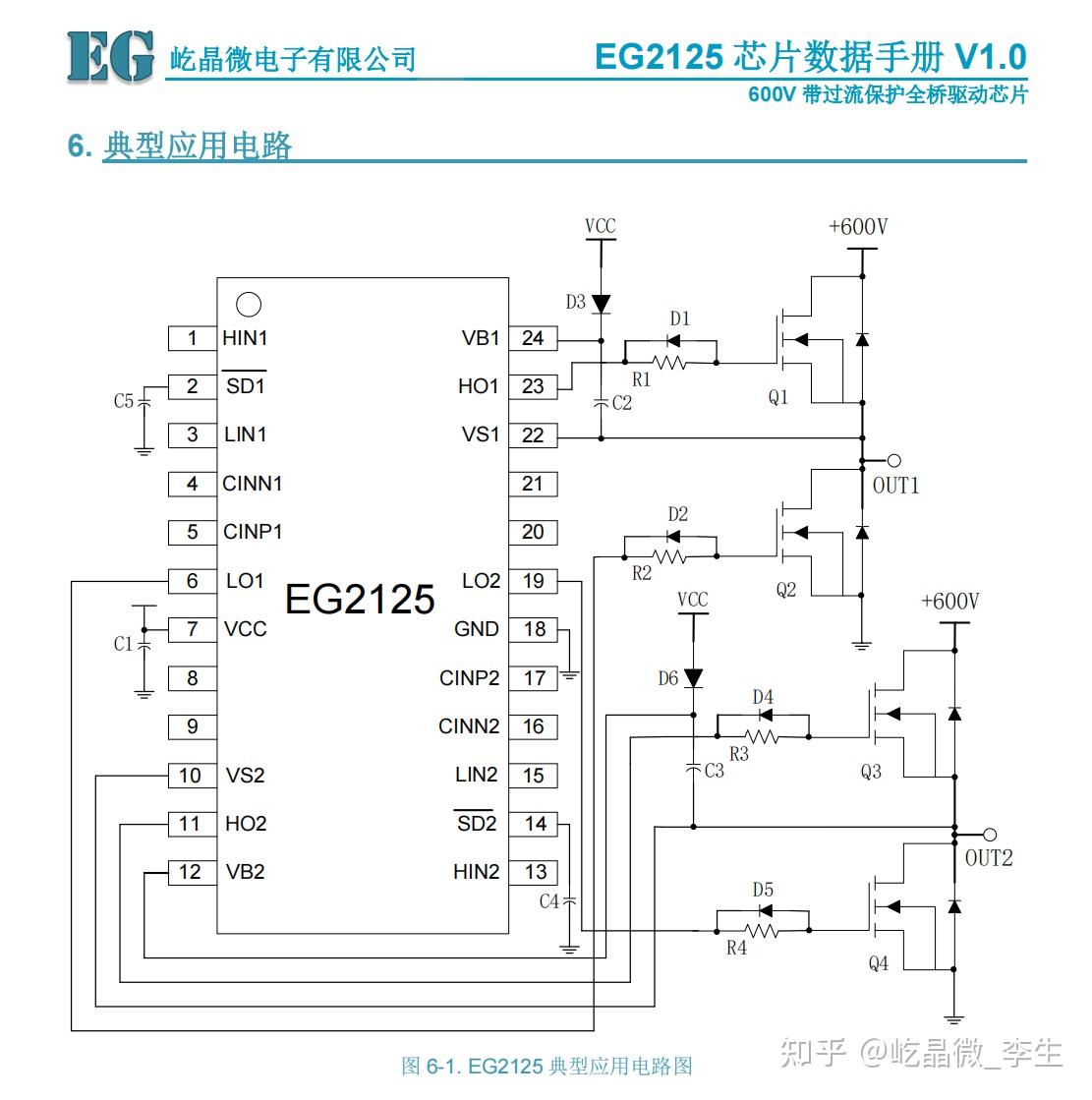 EG2125，600V带过流保护全桥驱动芯片 - 知乎