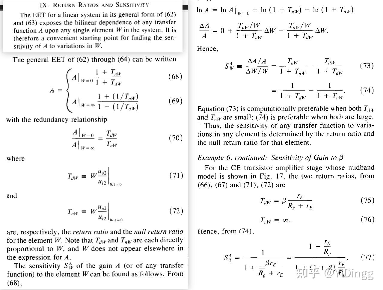 YiDingg 带你读论文：频响分析技巧之额外元件定理 (The Extra Element Theorem) - 知乎
