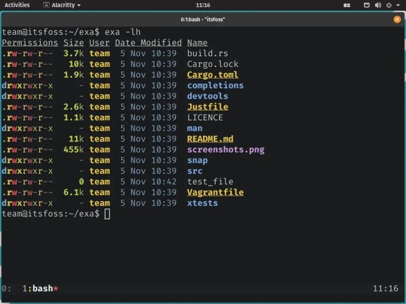 exa：一个 ls 命令的现代替代品 | Linux 中国 - 知乎