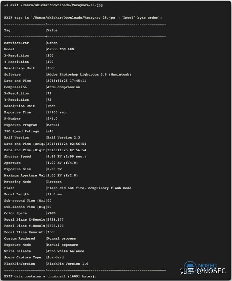 如何利用Exif提取软件从图片中抓取有价值数据 - 知乎