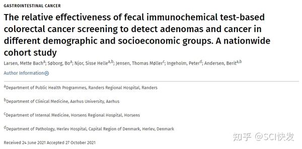 SCI期刊分析：最快9天可接收！肿瘤学JCR4区，无版面费 - 知乎