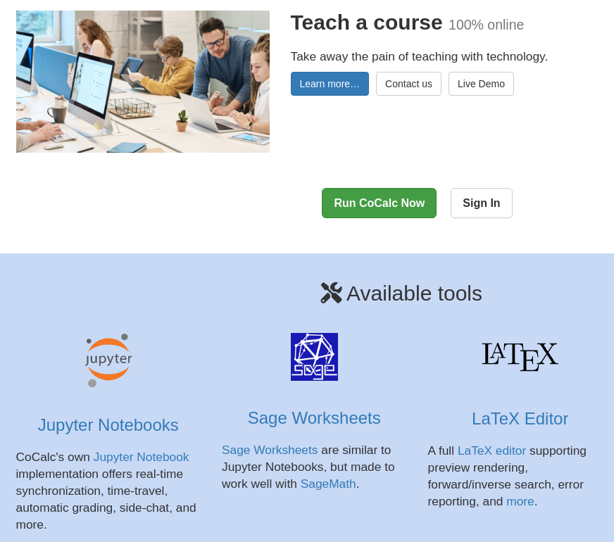 酷站推荐 - cocalc.com - CoCalc | TensorFlow - 知乎