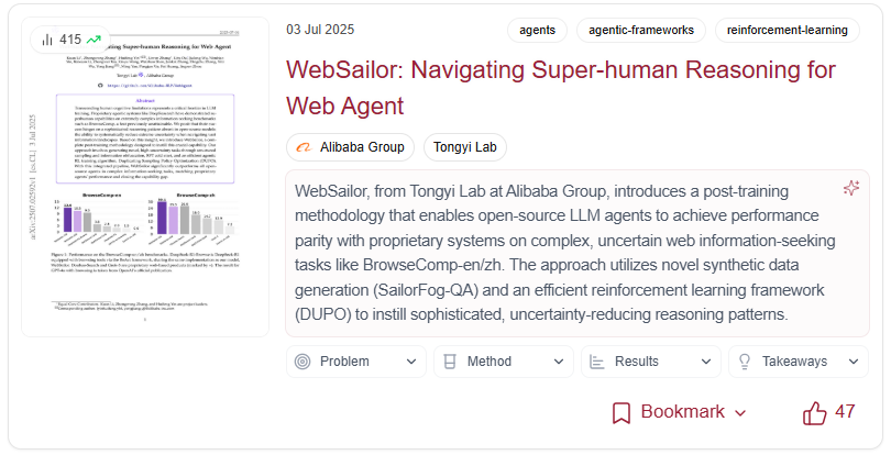 [alphaXiv速递] 网络智能体再升级，通义推出WebSailor - 知乎