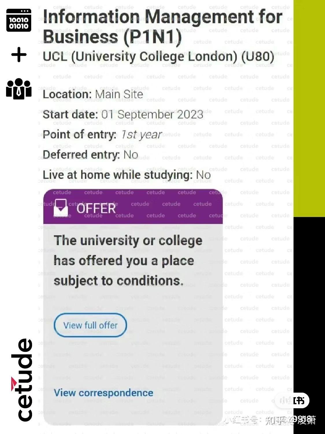 【年华】23Fall LSE管理学 & UCL管理科学 & UCL信息系统与商业，大获全胜的UCAS管理5/5：且将新火试新茶，诗酒趁年华 - 知乎