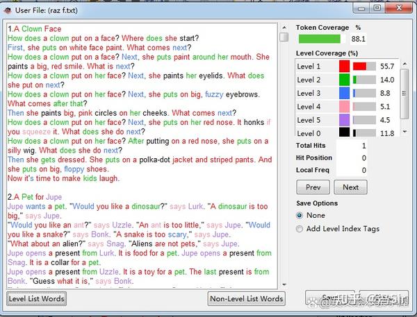 《RAZ F级》词汇量分析，及英语水平横向对比 - 知乎