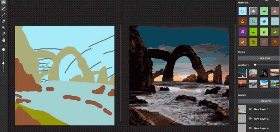 1秒画出绝美风景图，NVIDIA英伟达如何让AI成为绘图“神器”？ - 知乎