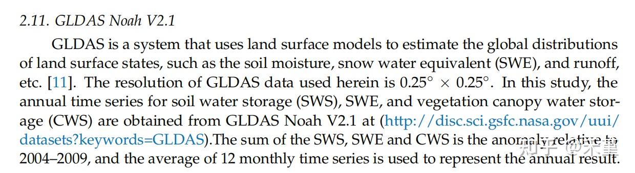 Grace | gldas数据 - 知乎